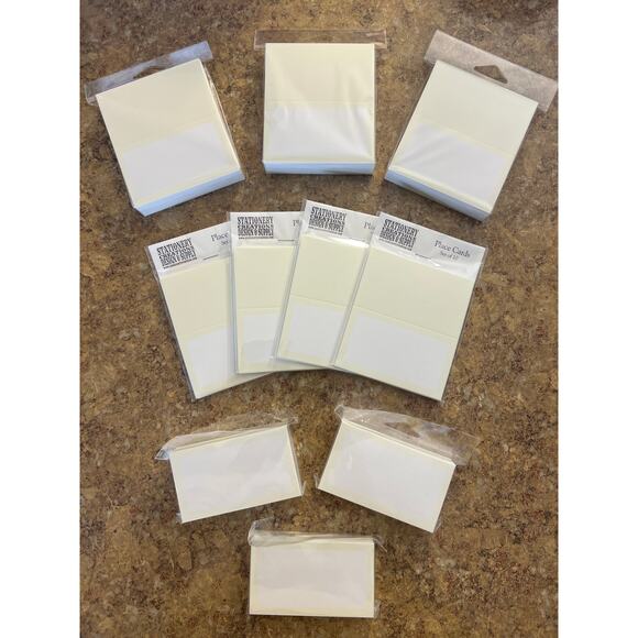Stationery Creations | Party Supplies | Ivory Place Cards Set Ideal For ...